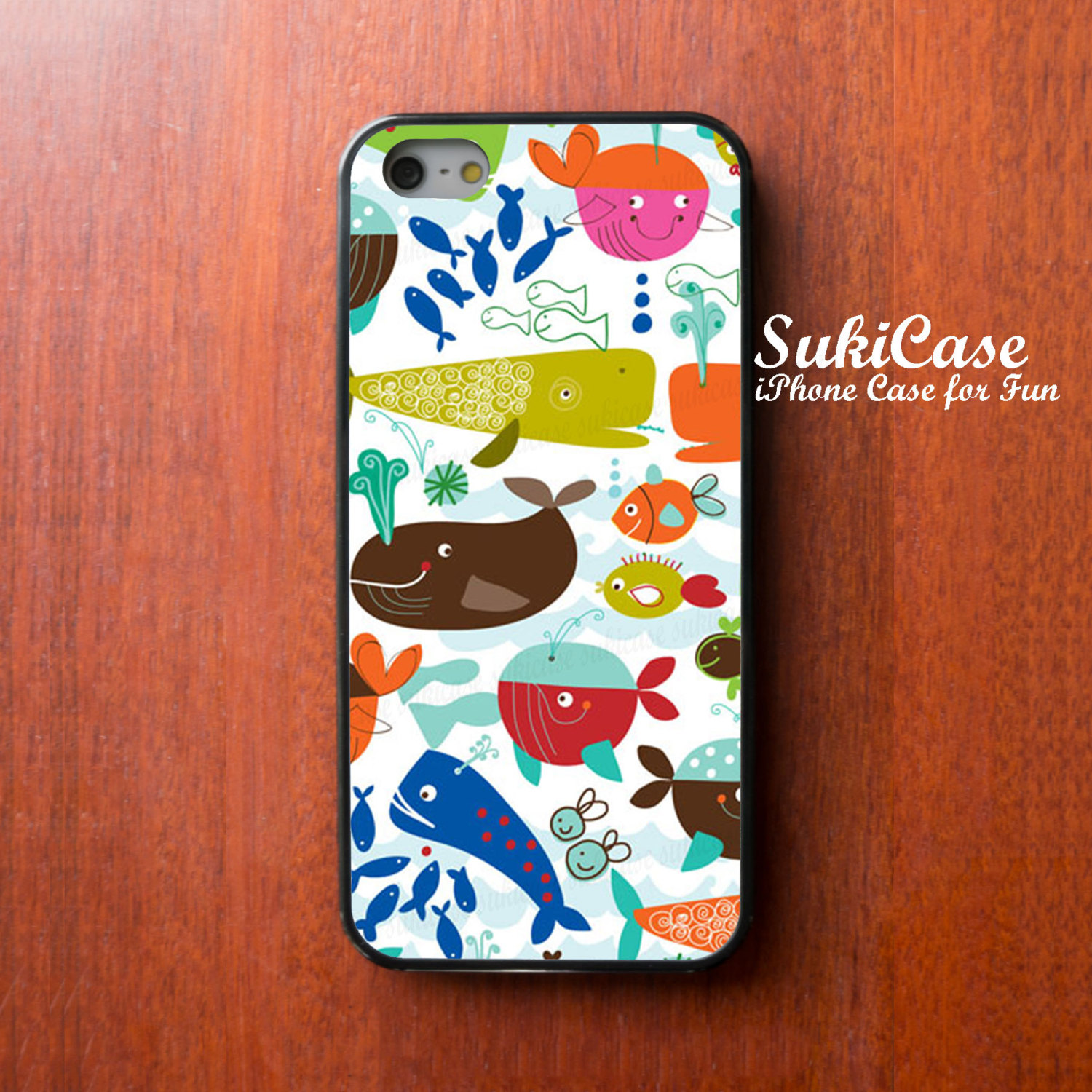Iphone 5s Case Various Cute Cartoon Sea Fish Iphone Case Iphone 5 Case ...
